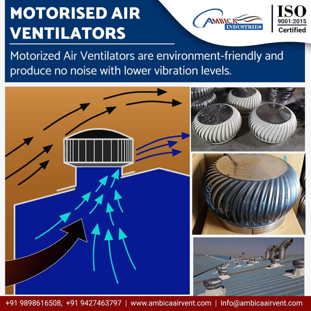 Motorised Air Ventilators Manufacturers in Vadodara, Gujarat, India