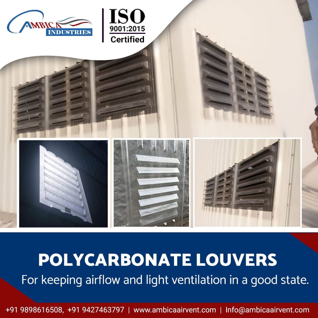 Polycarbonate Louvers Manufacturers in Vadodara, Gujarat, India